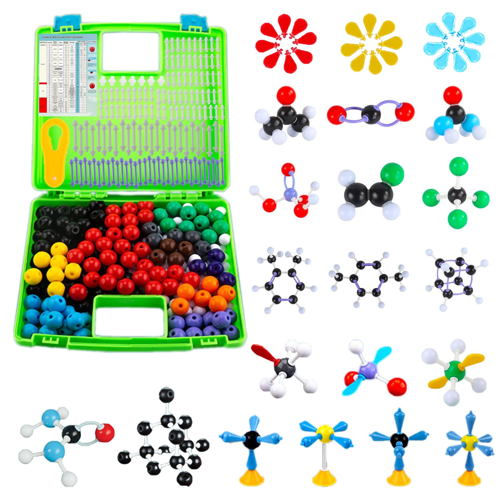 Comprehensive Chemistry Molecular Model Kit 406Pc Organic And Inorganic ...