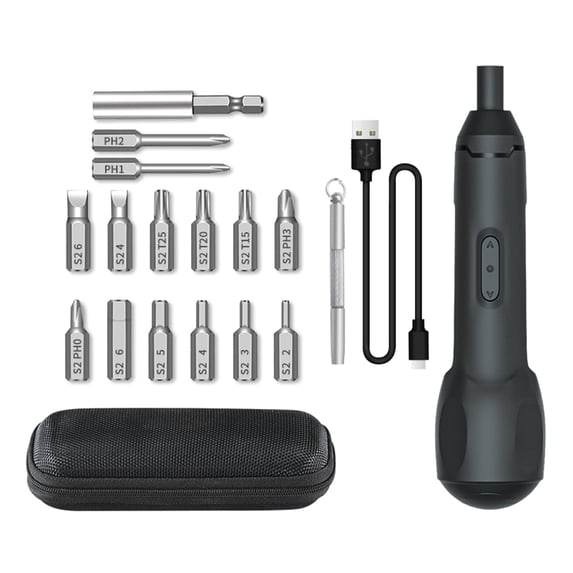 Comprehensive Cordless Electric Screwdriver Set USB Rechargeable ...