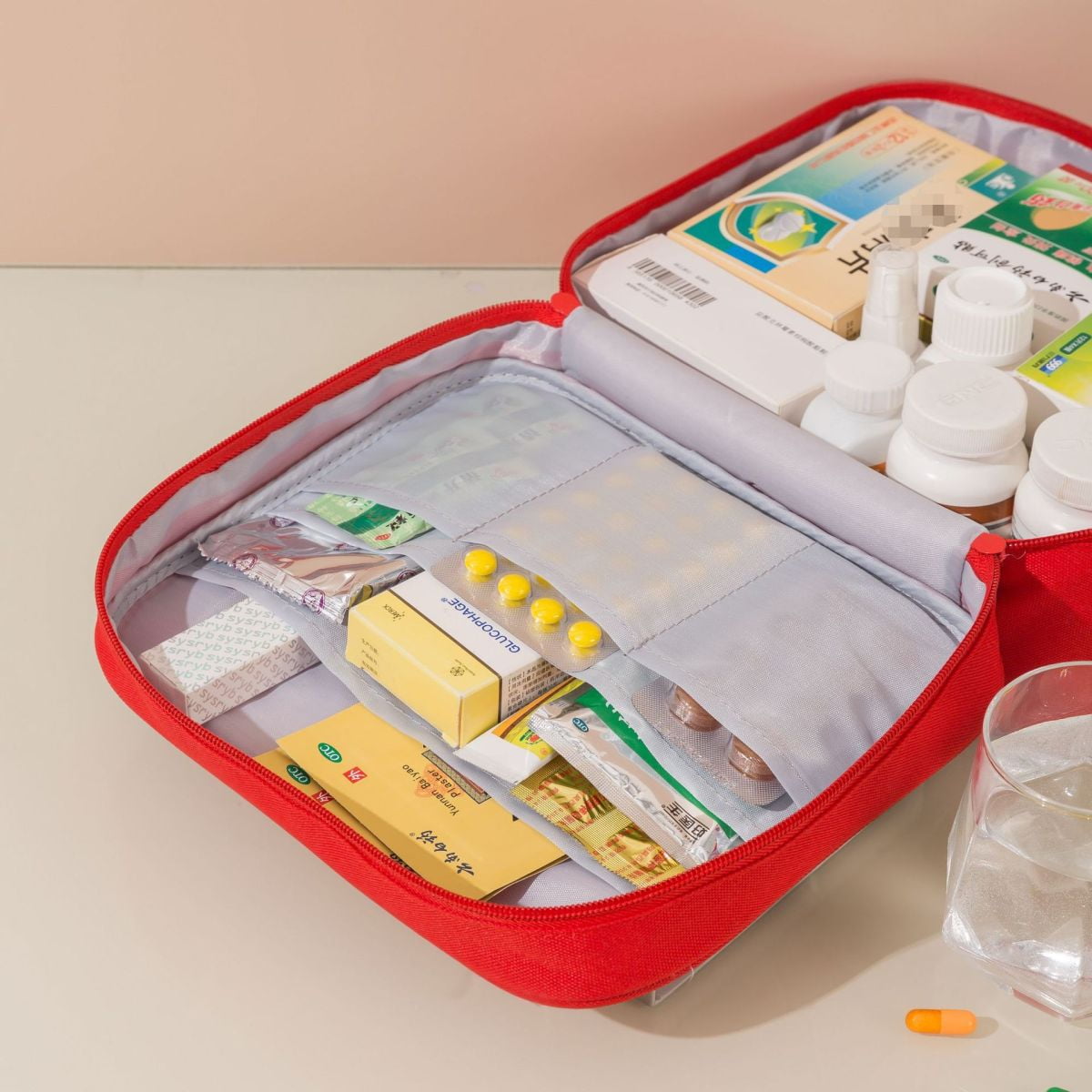 Comprehensive High Capacity Large Complete Household Medicine Set ...