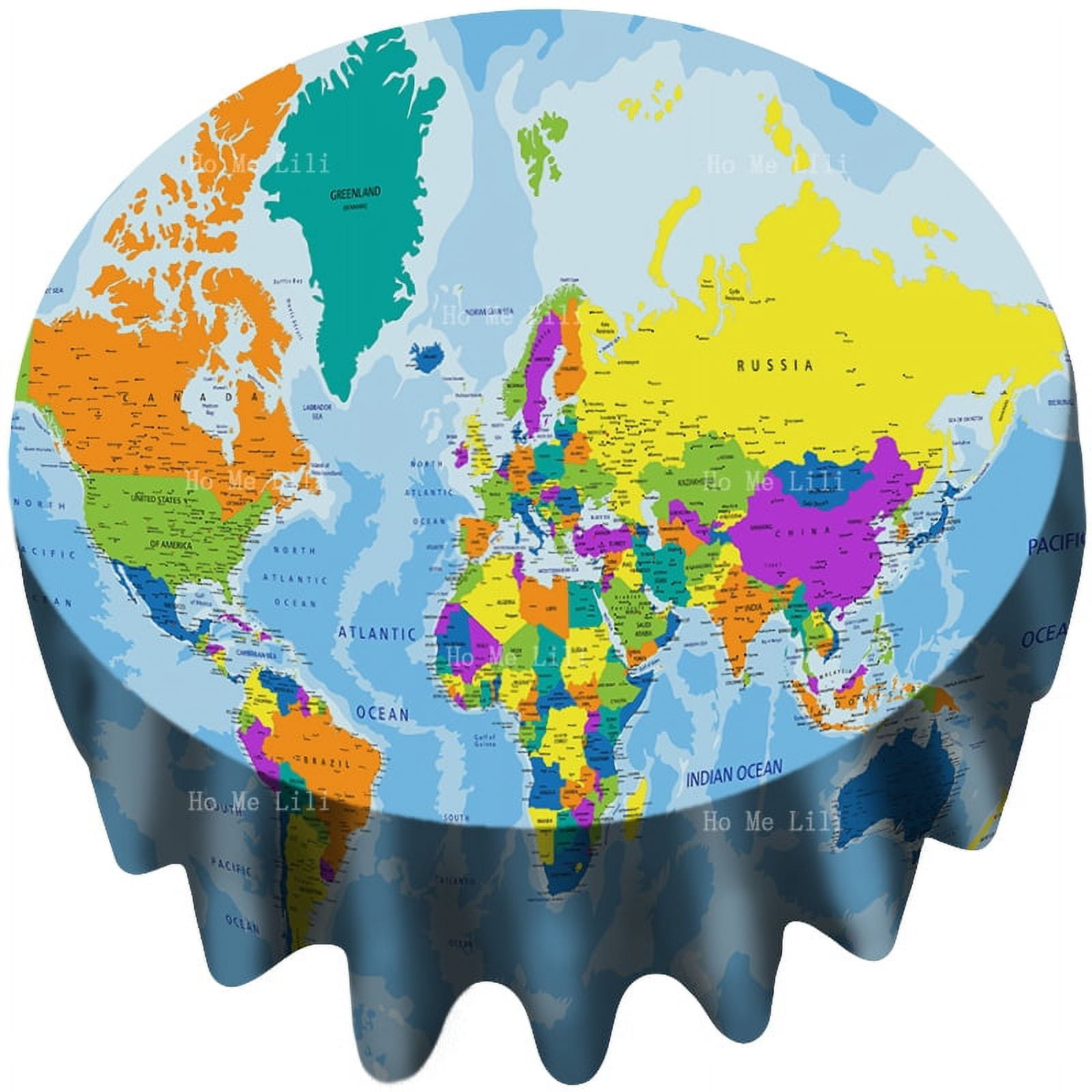 Comprehensive Map Featuring Detailed Geographical Information And ...