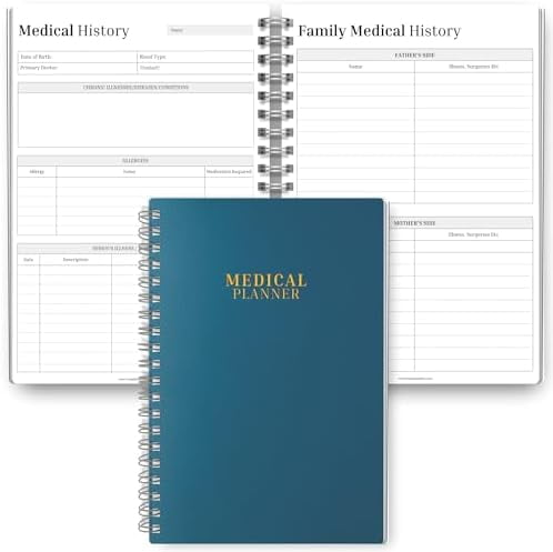 Comprehensive Medical Planner Logbook | Prescription Log Journal | Self ...