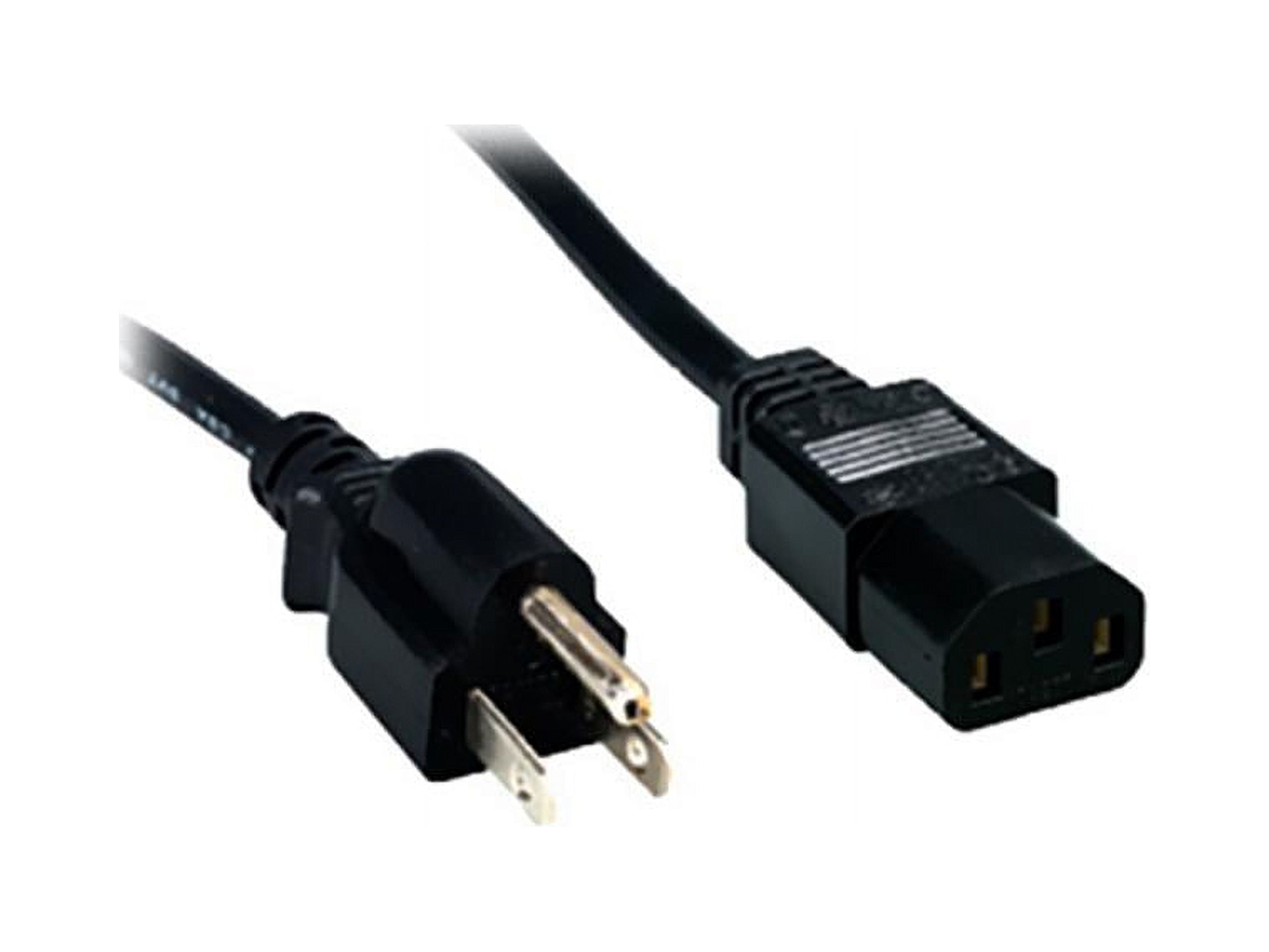 Comprehensive Model PWC-BK-10 10ft. Standard PC Power Cord 18/3 SV ...