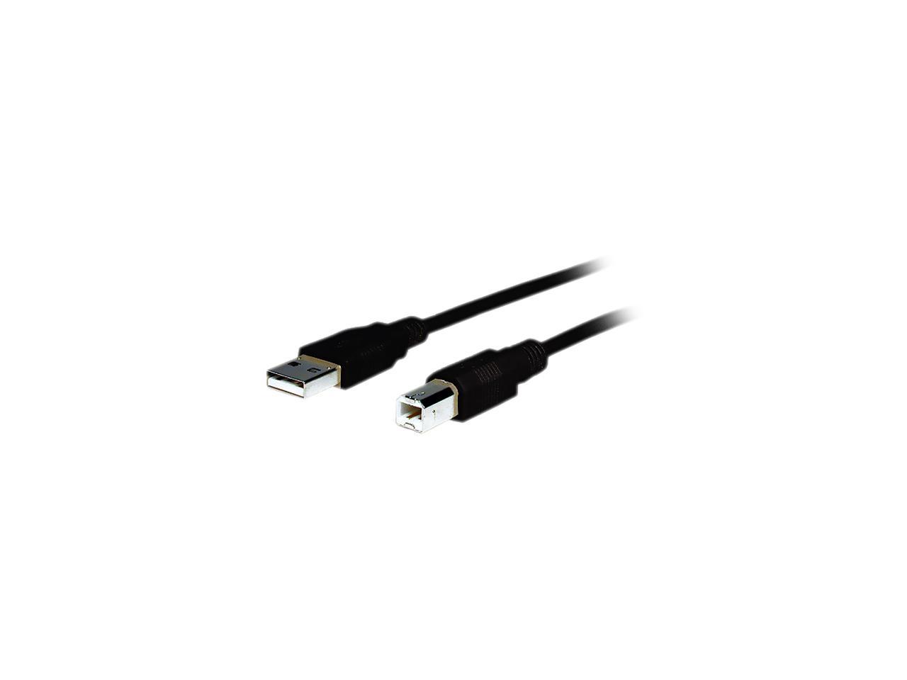 Comprehensive USB2-AB-6ST Black USB 2.0 Type A to Type B Cable ...