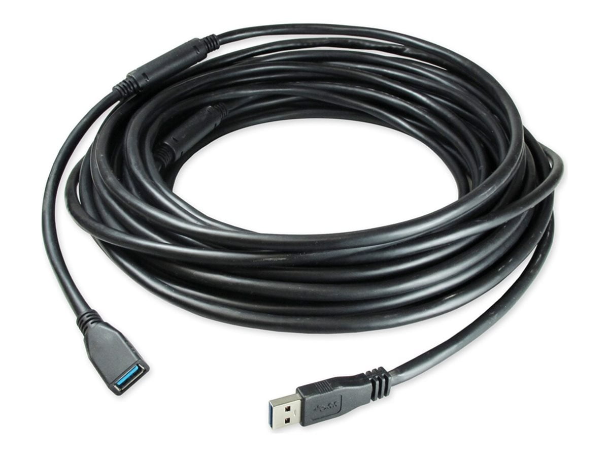 Comprehensive USB3-AMF-35PROA 35 ft. Black Pro AV/IT Active USB 3.0 A ...