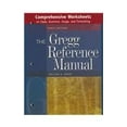 Pre-Owned Comprehensive Worksheets to Accompany the Gregg Reference ...