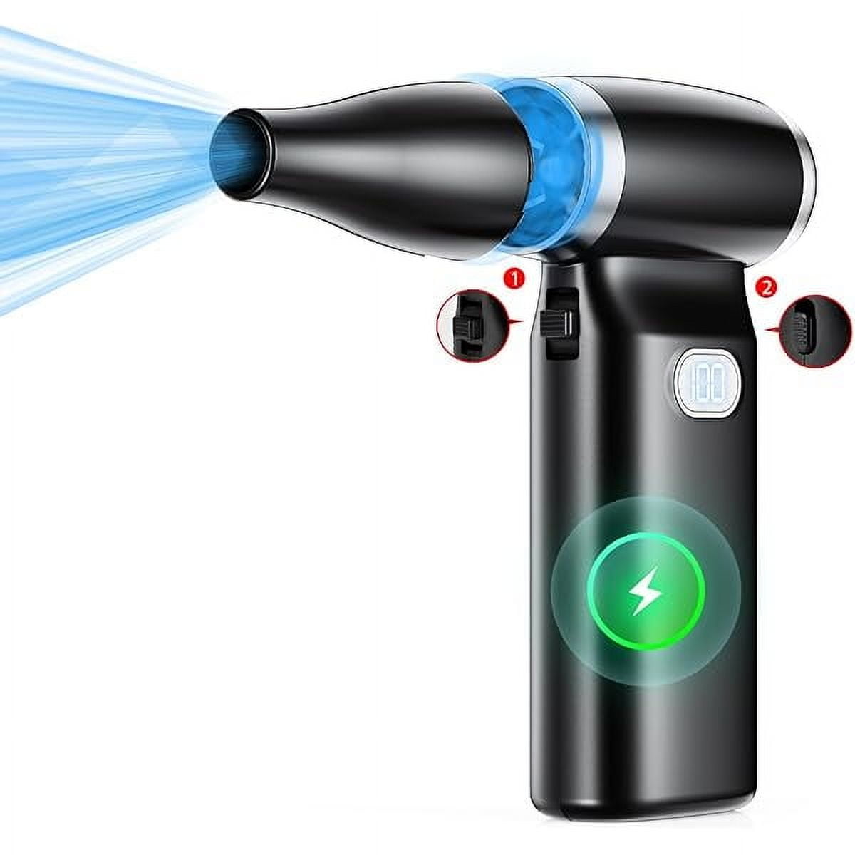 Compressed Air Duster - 100 Gear Adjustable 180000RPM Electric Mini ...