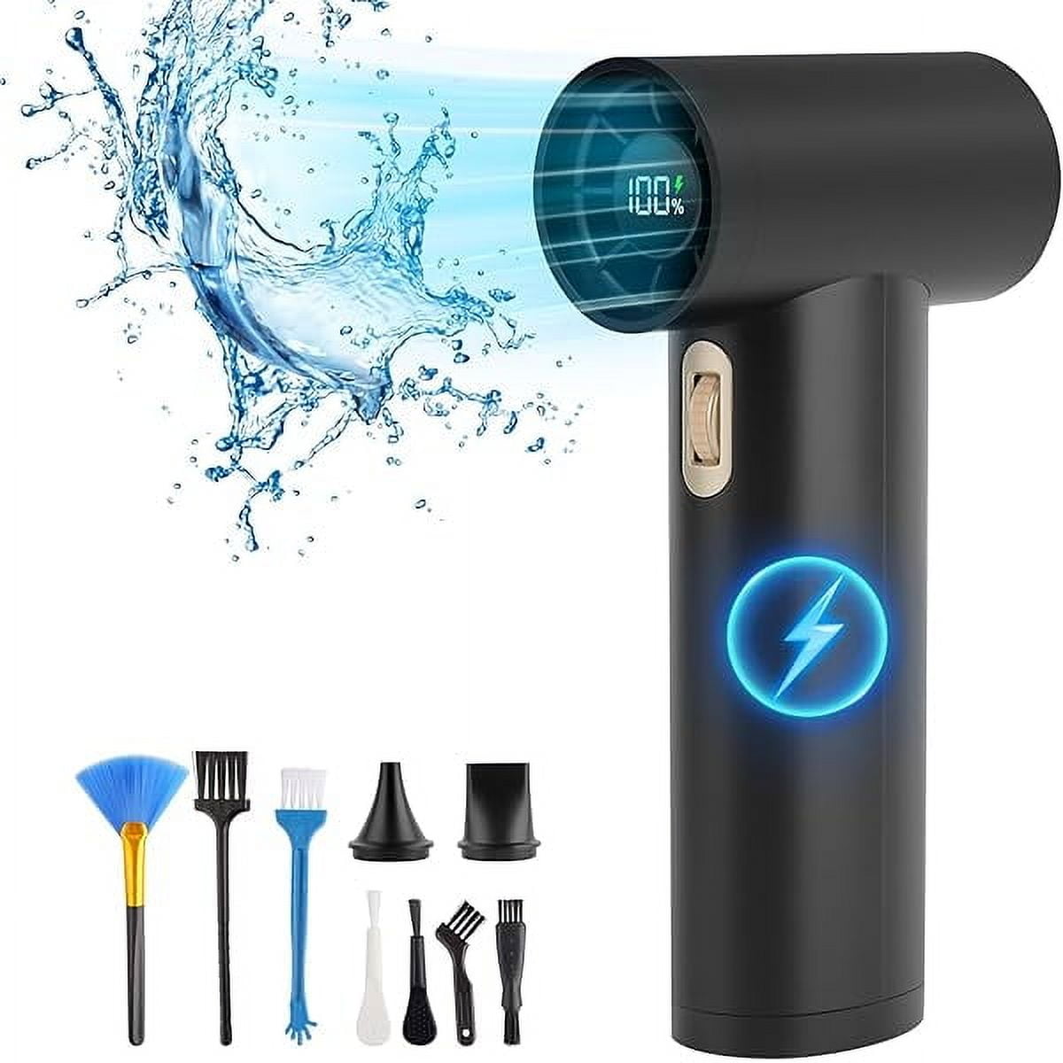 Compressed Air Duster, 150000RPM Electric Air Duster, Portable Stepless ...