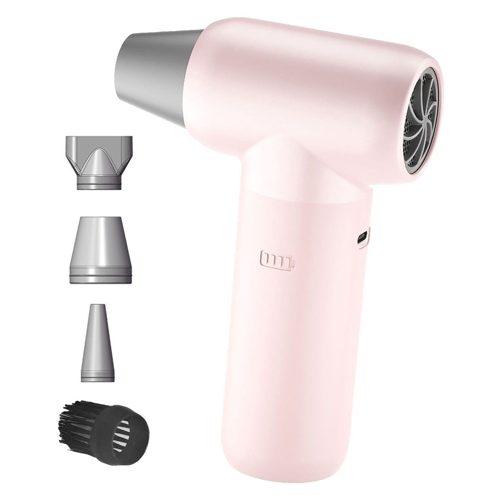 Compressed Air Duster 3 Gear Portable Electric Air Duster Jet Fan for ...