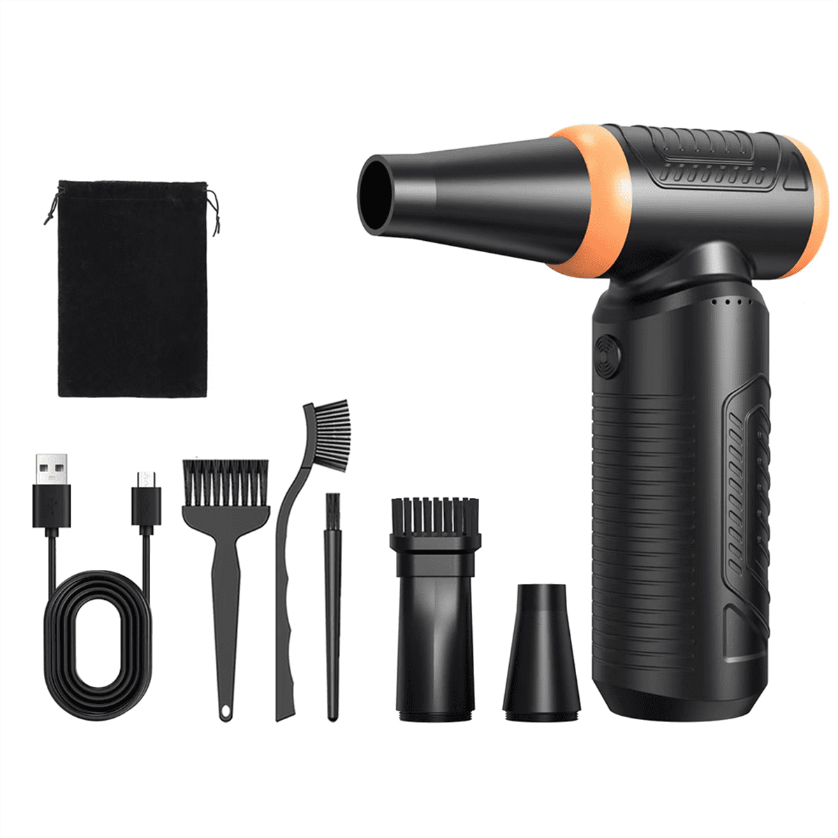 Compressed Air Duster,300000RPM Powerful Electric Air Duster,No Canned ...