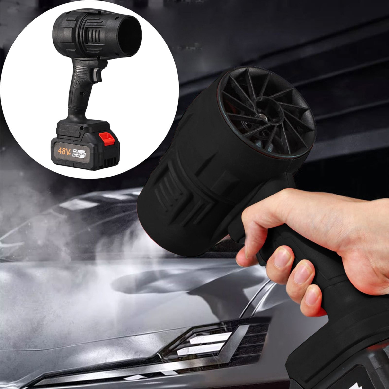 Compressed-Air-Duster 30000RPM Electric Air Blower, Mini Powerful ...