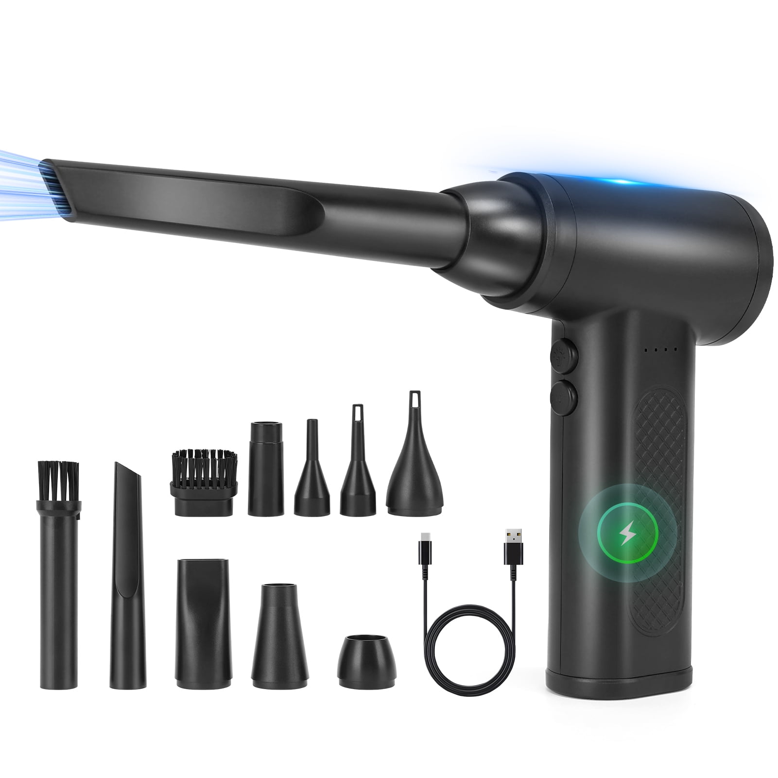 Compressed Air Duster 110000RPM 3 Gear Adjustable Multi-use Electric ...