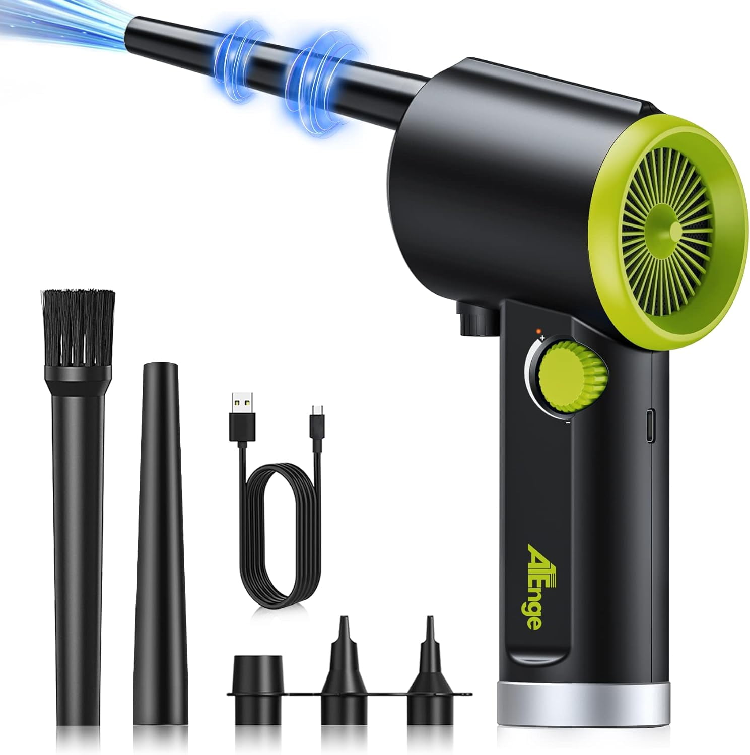 Compressed Air Duster, Electric Air Duster, Handheld Cordless Air ...