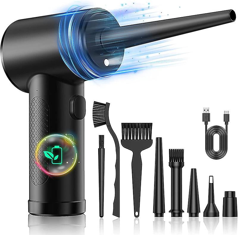 Compressed Air Duster For Computer Keyboard Cleaning, 91000 Rpm ...