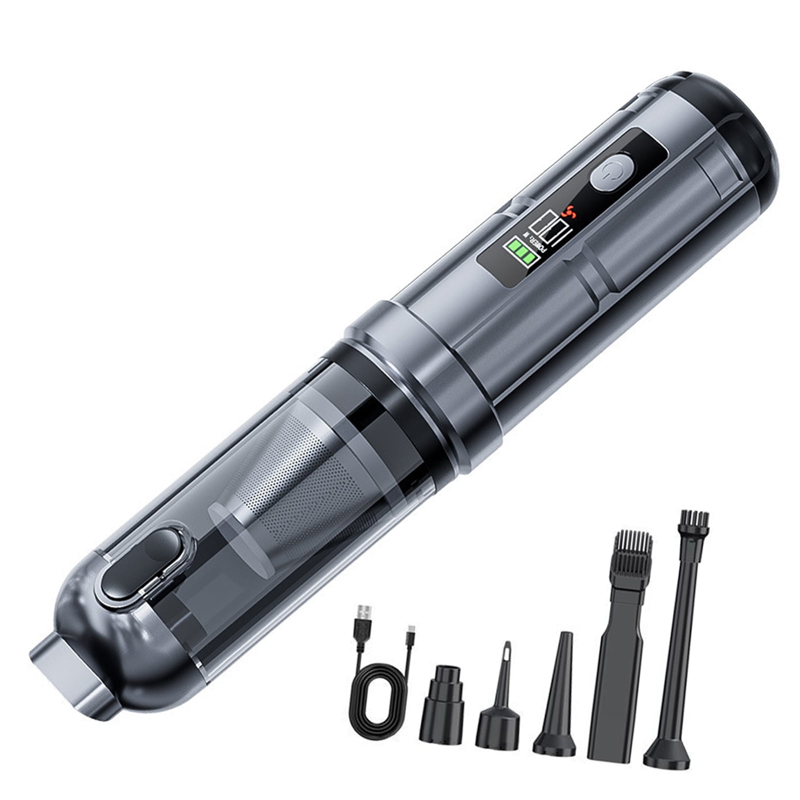 Auto Interior Vacuum Air Blower Compressed Air Duster Keyboard Cleaner ...
