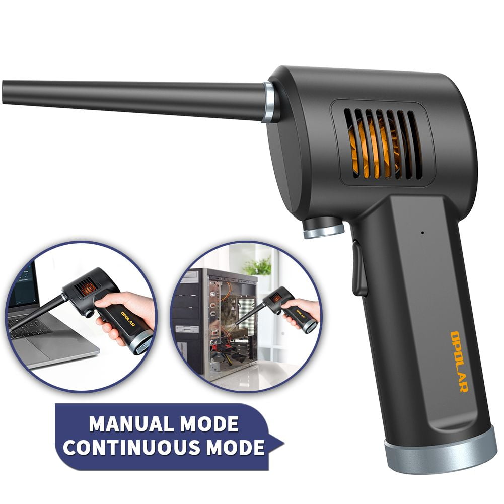 Compressed Air Duster New Generation Canned Air 33000 Rpm Electric Air Can For Computer