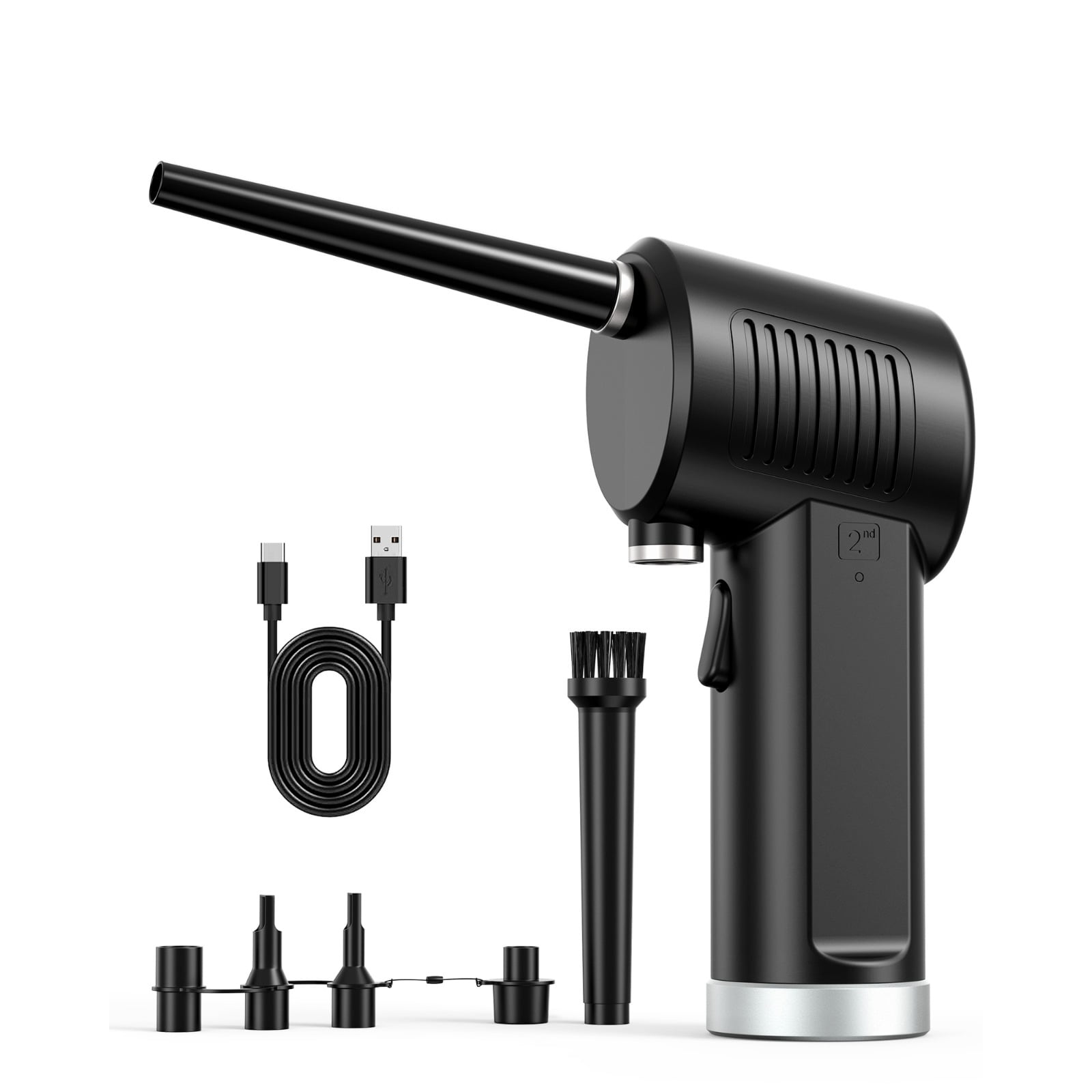 Compressed Air Duster, New Generation Canned Air, 36000 RPM Electric ...