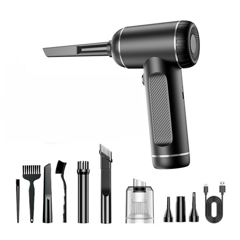 Compressed Air Duster Portable Cordless Air Blower Computer Cleaning ...