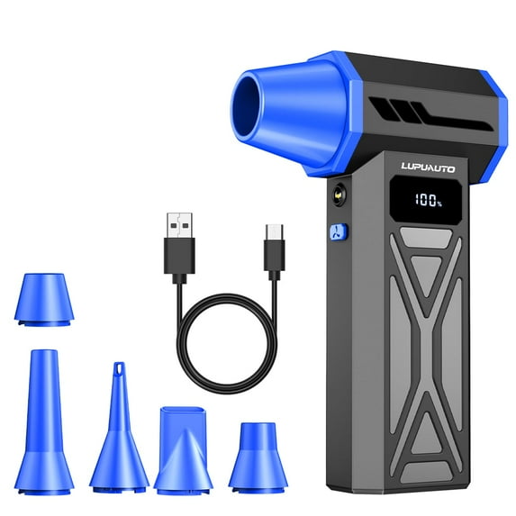 Compressed Air Duster, Super Power Turbo Fan, 130000RPM Electric Air ...