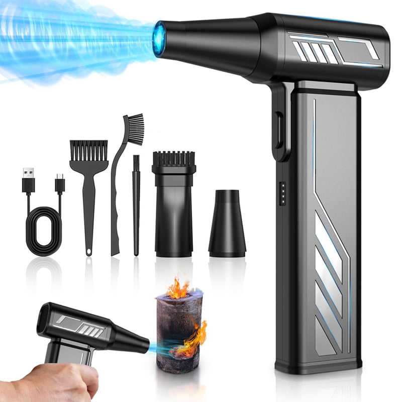 Compressed Air Duster,Turbo-Fan-Pc Duster Electric Brushless 300000RPM ...