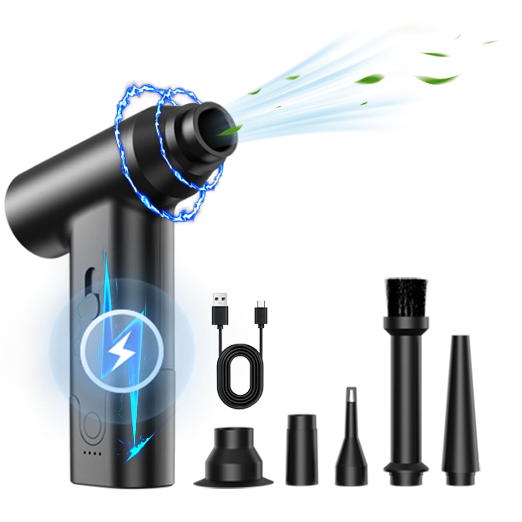 Electric Air Duster, Powerful Compressed Air Blower for PC/Computer ...