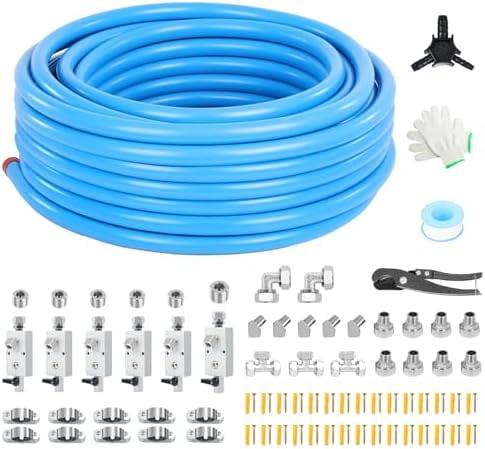 Compressed Air Line Kit 1/2" x100ft, Shop Air Line Kit, Air Line Kit ...