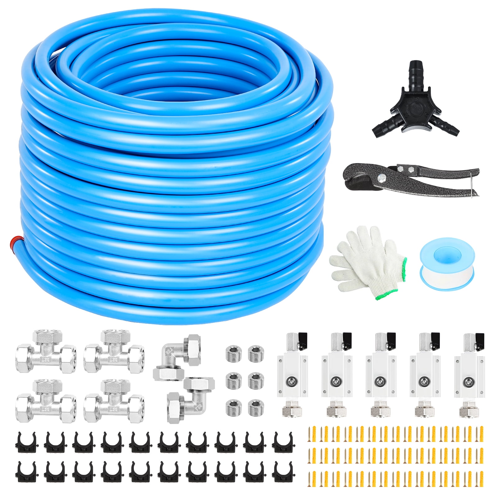 Compressed Air Line Kit 3/4" x200ft, Shop Air Line Kit, Air Line Kit ...