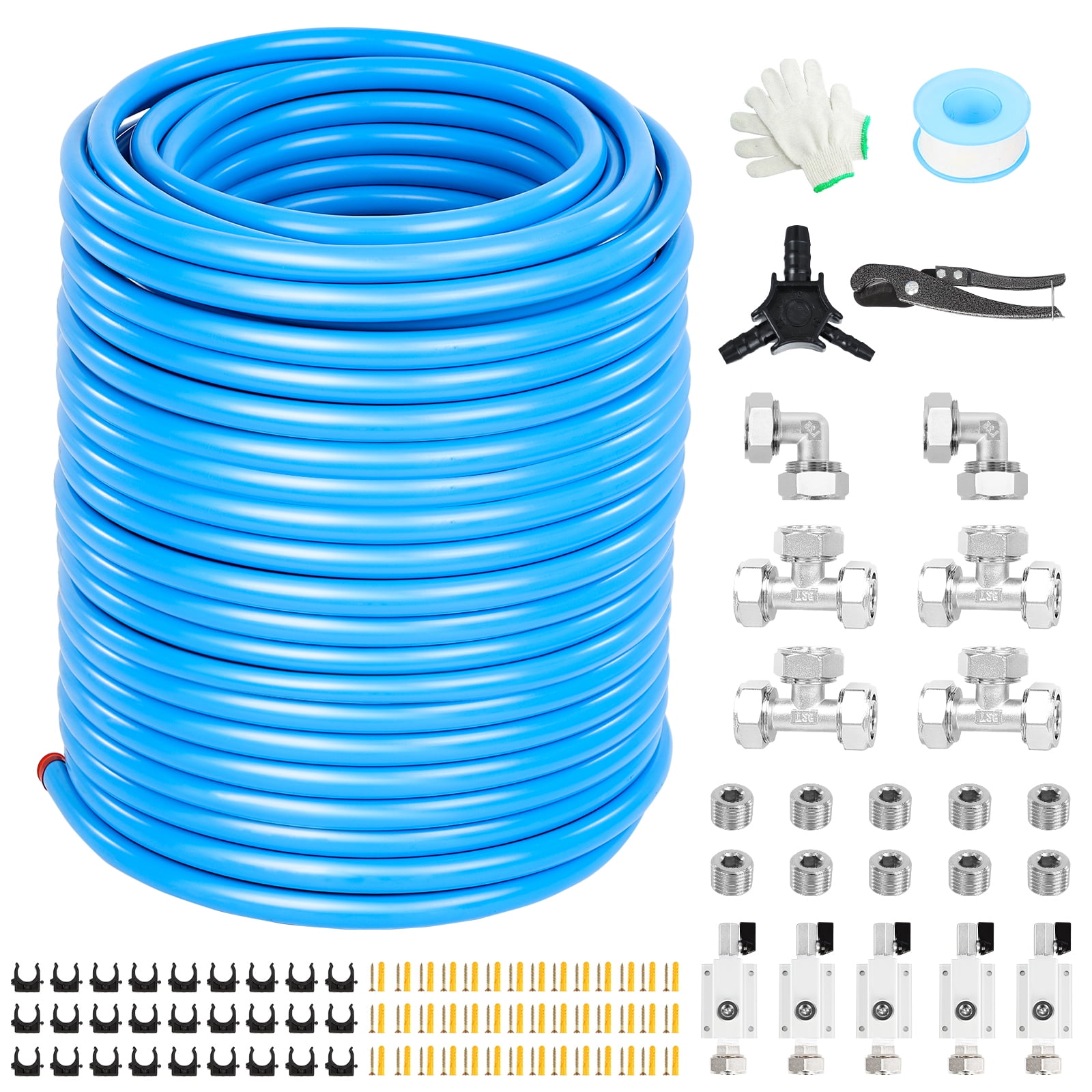 Compressed Air Line Kit 3/4” x300FT, Shop Air Line Kit, Shop Air ...