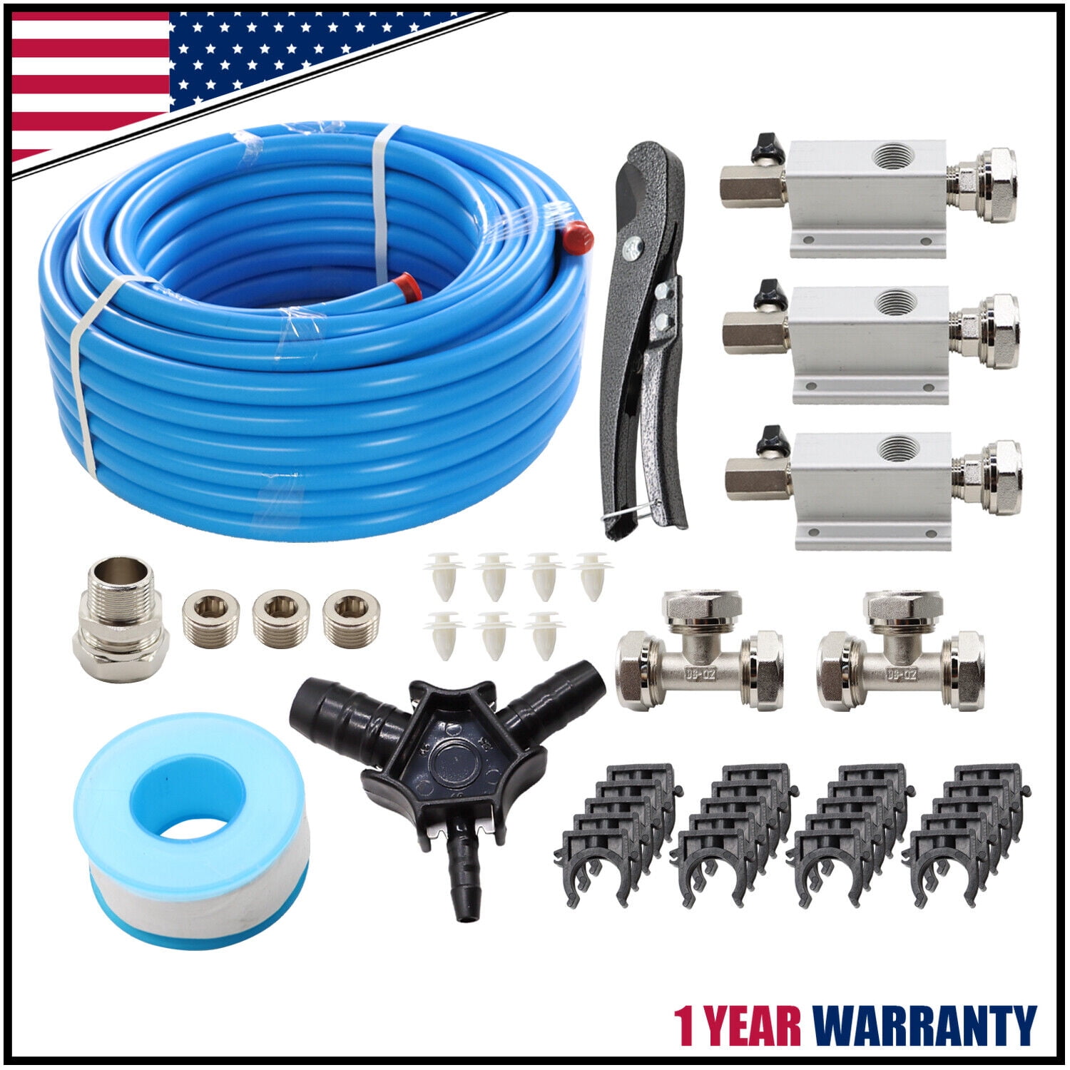 Compressed Air Line System Master Kit For M7500 3/4" Max Line Shop ...