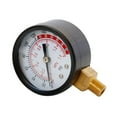 Compressed Air Pressure Gauge Steel Bezel Pressure Gauge High Precision ...