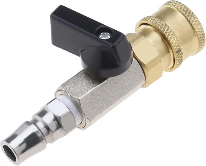 Compressed Air Quick Change Coupling Pneumatic Ball Valve Dosing Valve ...