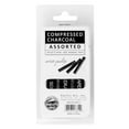 Compressed Charcoal Sticks Soft 12 Pack for Drawing, Sketching, and ...