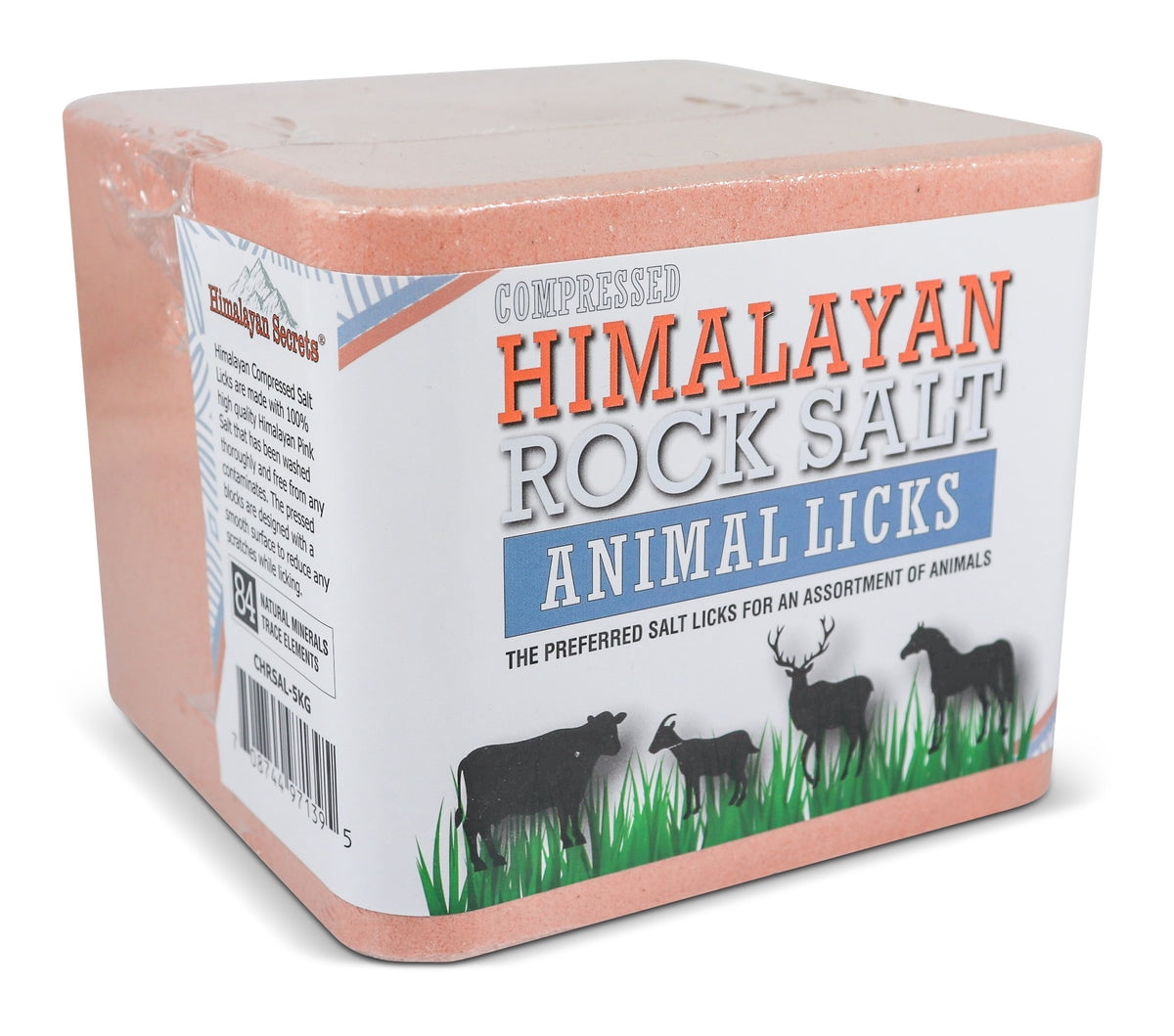 Compressed Himalayan Salt Animal Lick 11 lb (Block w/ Hole) - Walmart.com
