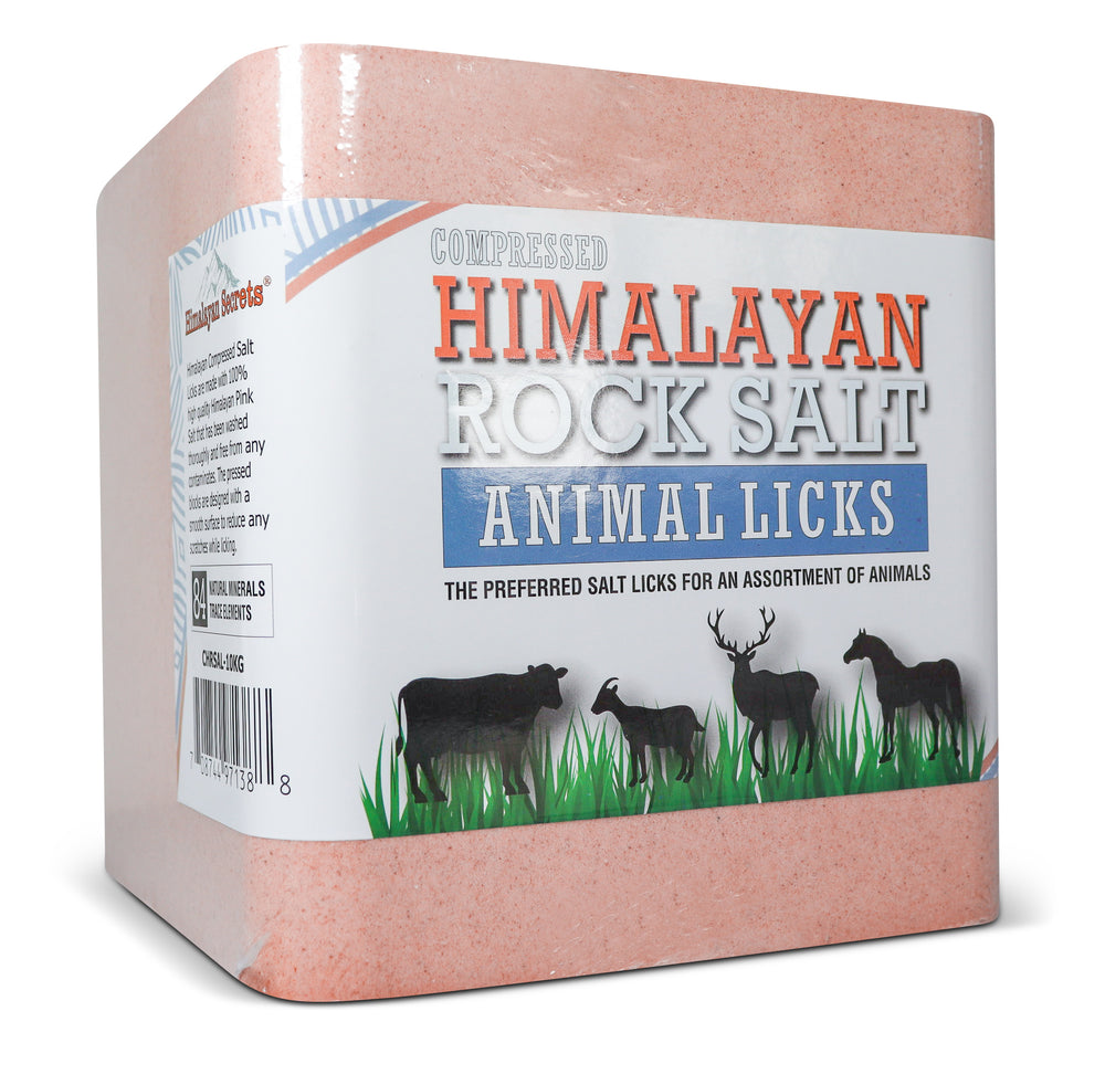 Compressed Himalayan Salt Animal Lick 22 lb (Block w/ Hole) - Walmart.com