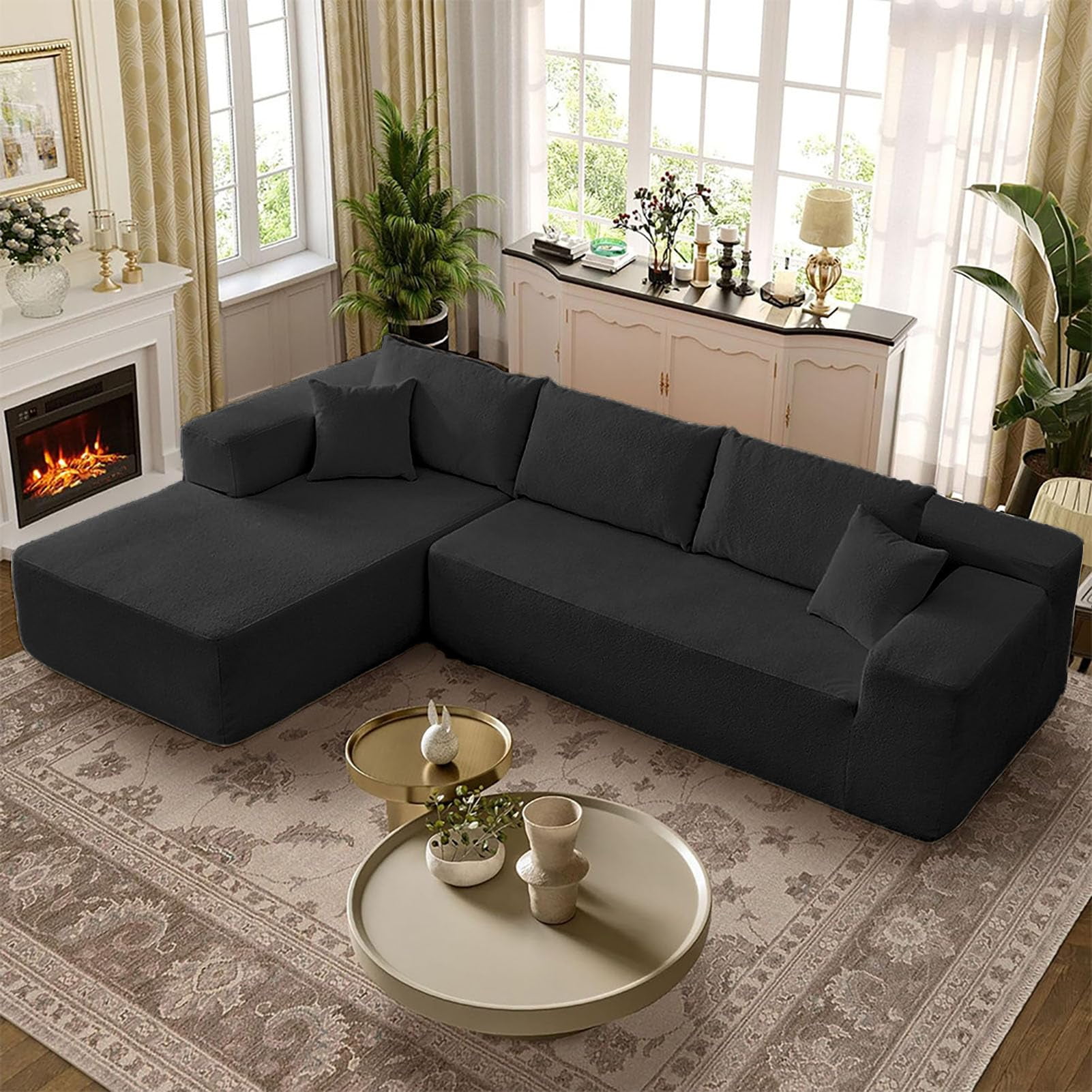 Compressed Sofa in a Box - Memory Foam 3-Seater Couch, Modular ...