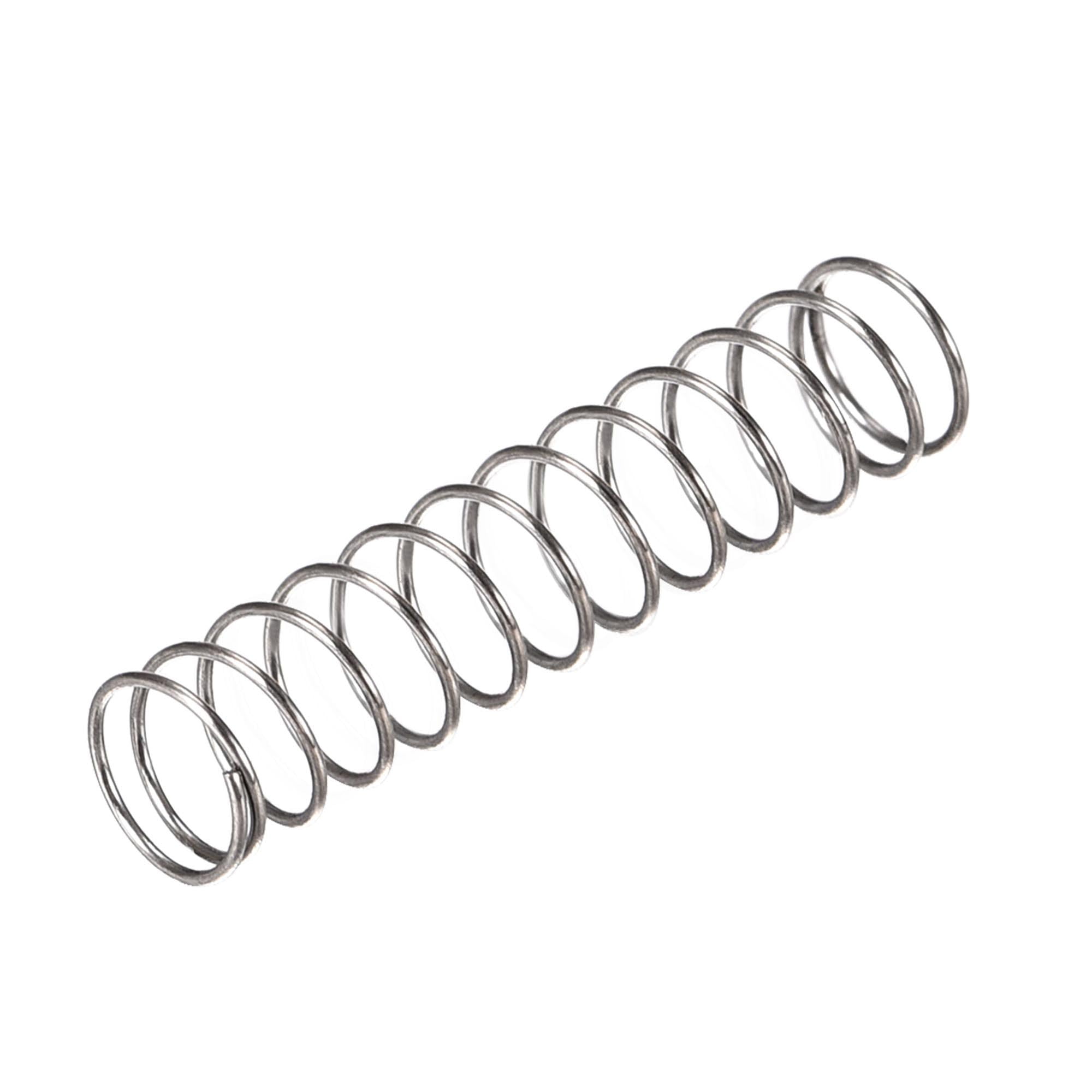Compressed Spring,4mm OD, 0.3mm Wire Size, 10mm Compressed Length, 25mm ...