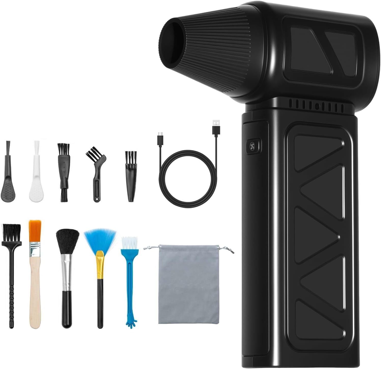 Compressed air duster, 150,000 revolutions per minute cordless air ...