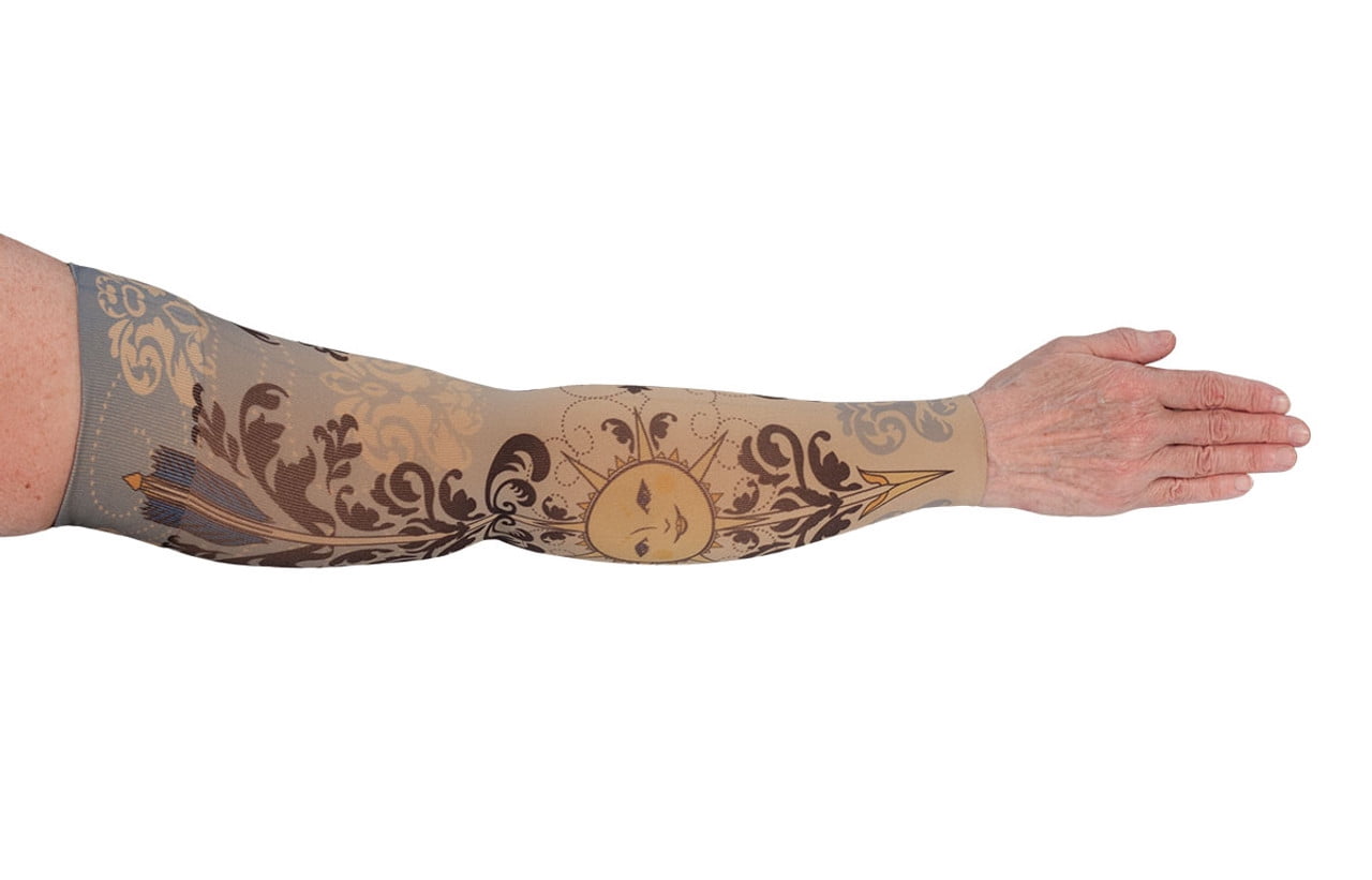 Compression Arm Sleeve for Women - 20-30mmHg - Long - Small with ...