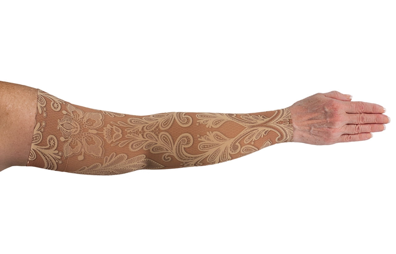 Compression Arm Sleeve for Women - 20-30mmHg - Long - Small with ...