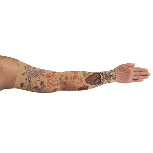 Compression Arm Sleeve For Women 20 30mmhg Short Medium With Gripper Band For Lymphedema