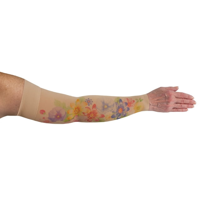 Compression Arm Sleeve for Women - 30-40mmHg - Long - Small with ...