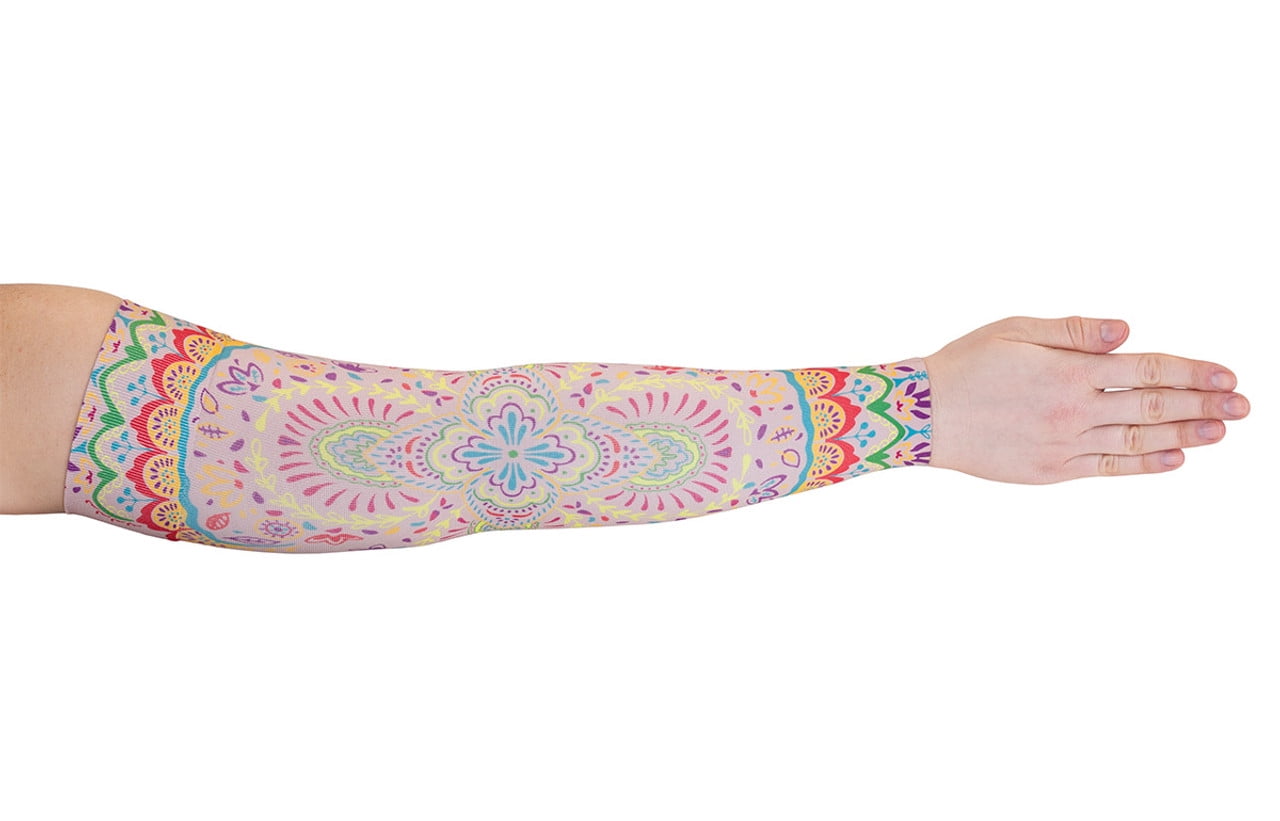 Compression Arm Sleeve for Women - Mandala - 20-30mmHg - Long - Medium ...