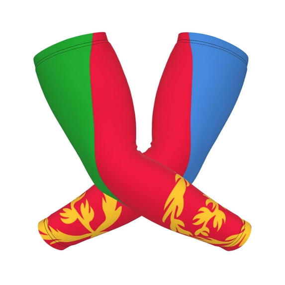 Compression Arm Sleeves Cooling For Men Women Eritrea Flag Sun ...