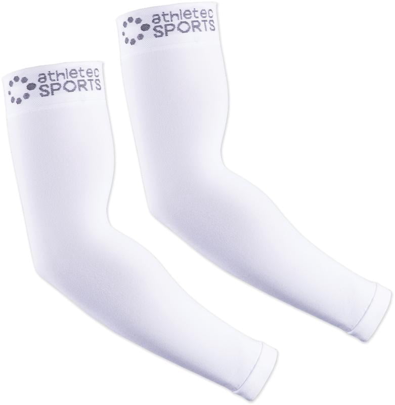 Compression Arm Sleeves White S/M HSA/FSA Eligible - Walmart.com