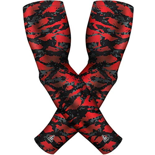 Compression Arm Sleeves Youth | Kids Athletic Sports Sleeves for ...