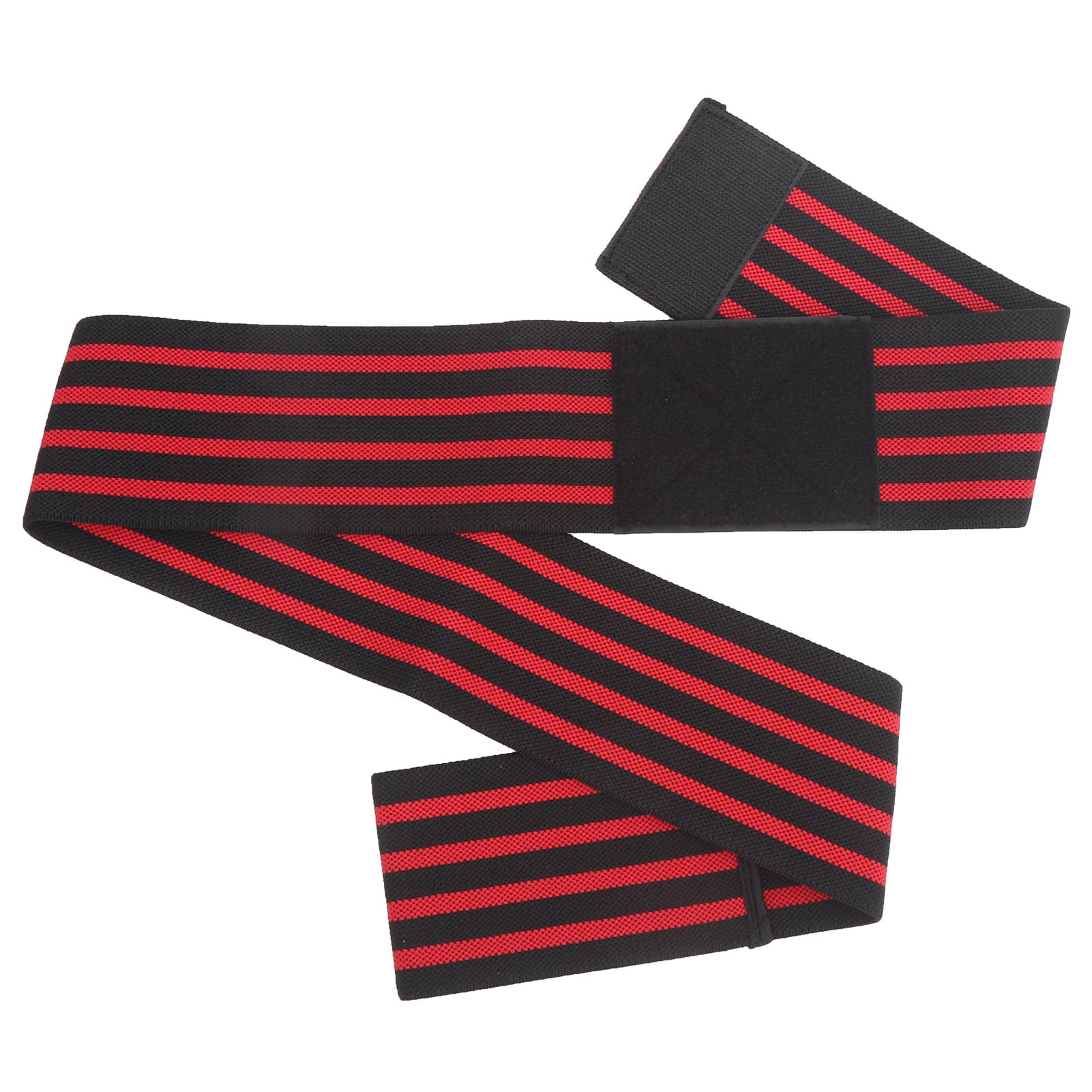 Compression Elbow Support Sleeve, Black and Red Stripe, Elastic Bandage ...