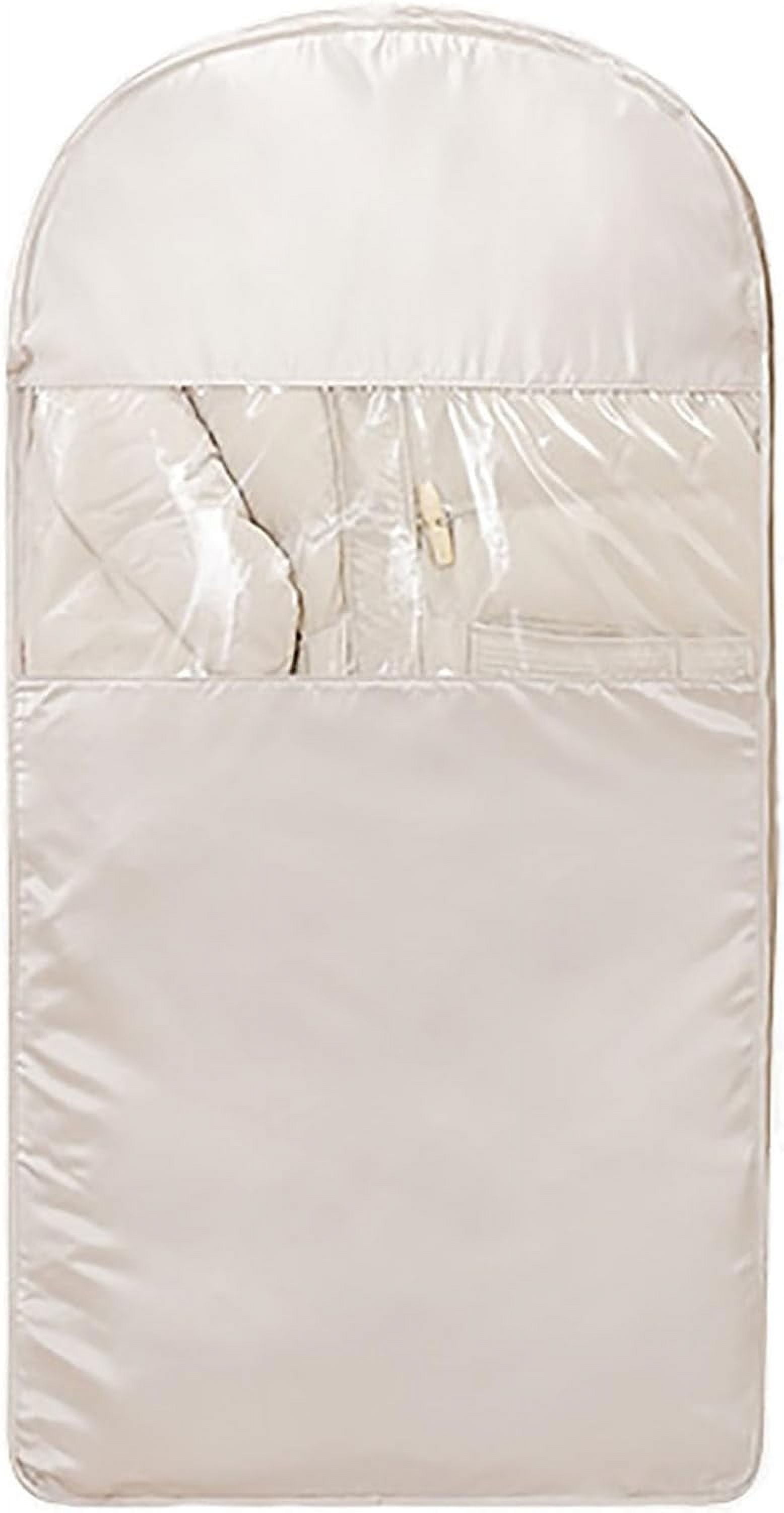 Compression Garment Bags with Clear Windows, Satin-Like Cotton Three ...