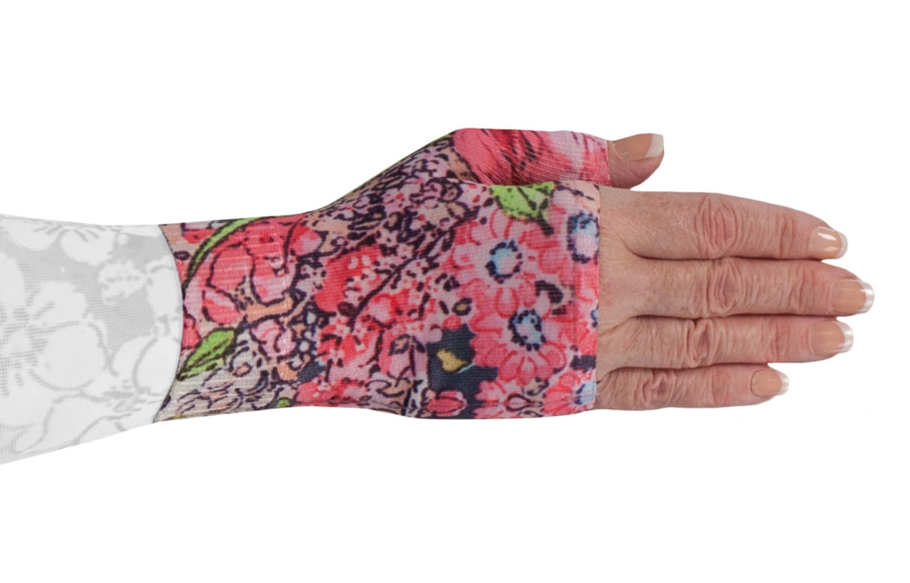 Compression Gauntlet for Women - Bloomin' Betty Dark - 20-30mmHg Medium ...