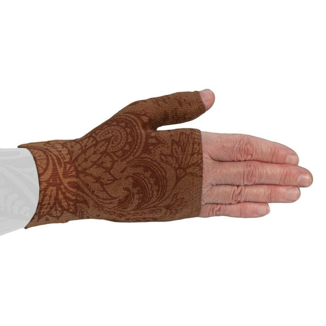 Compression Gauntlet for Women - Bodhi Mocha - 20-30mmHg Medium Left ...