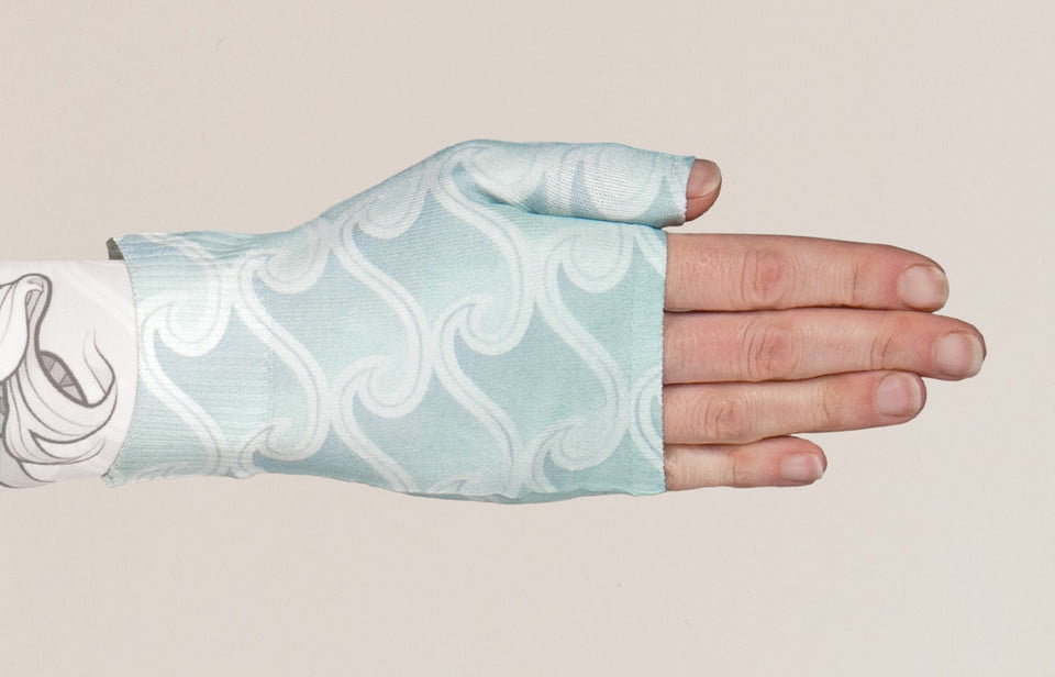 Compression Gauntlet for Women - Power - 30-40mmHg Large for Lymphedema ...