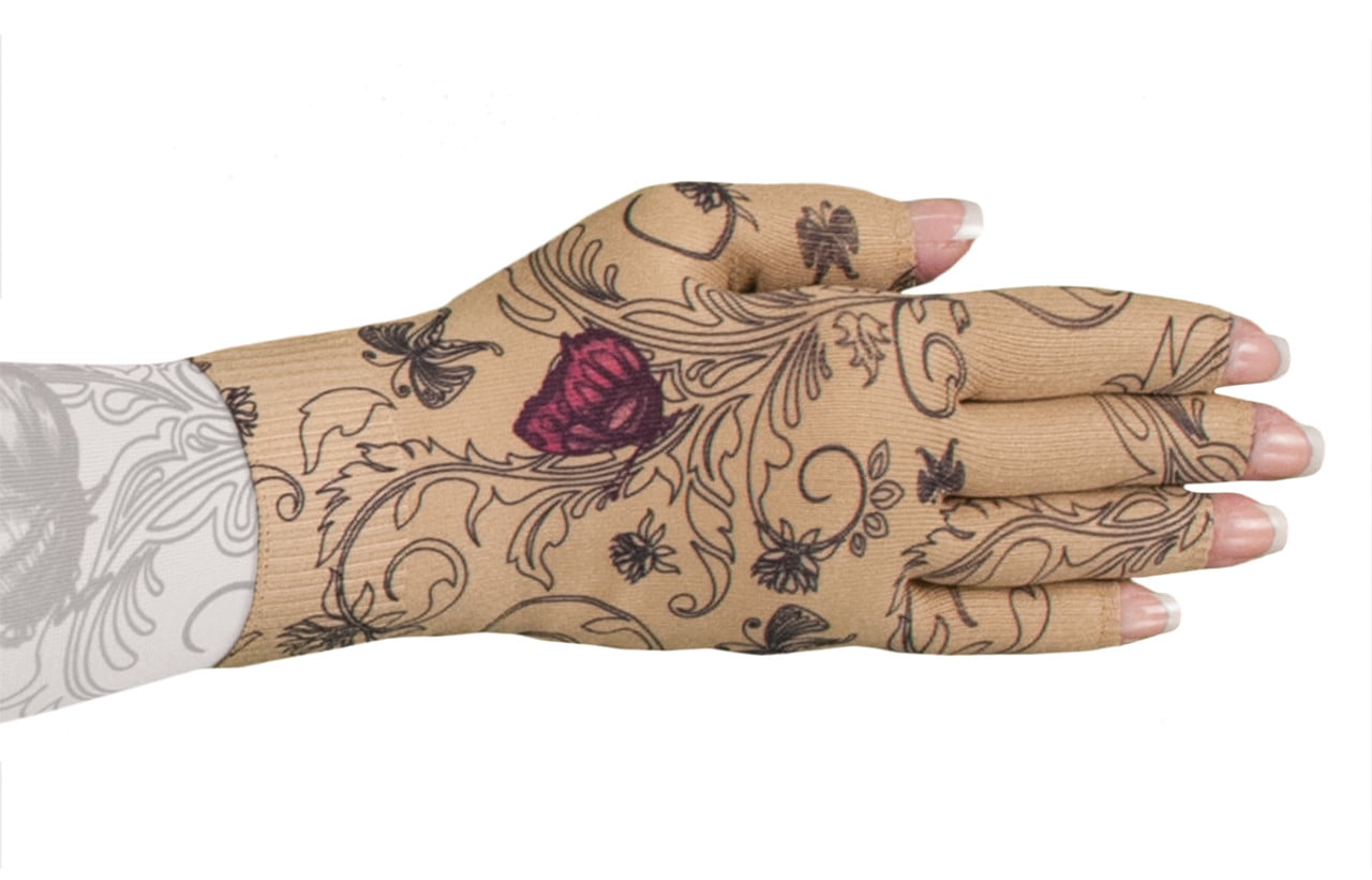 Compression Glove for Women - 30-40mmHg Large Left for Lymphedema, Post ...